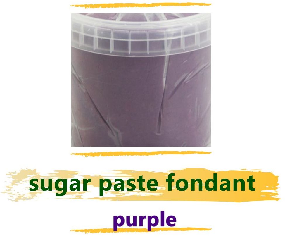 Purple Sugar Paste Fondant For Pastry Decoration | Anorikan